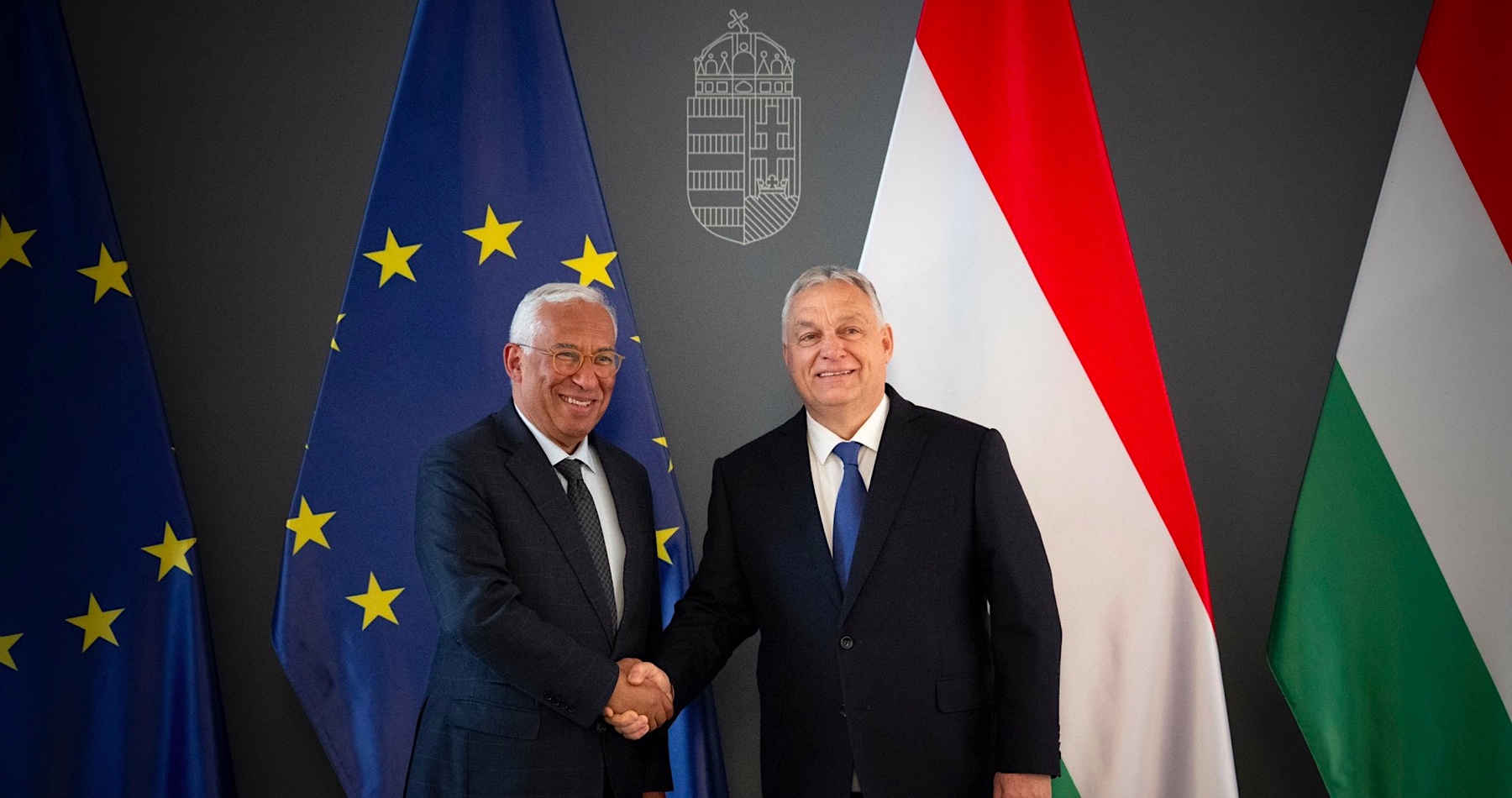 Maďarský premiér Viktor Orbán po stretnutí so šéfom Európskej rady ...